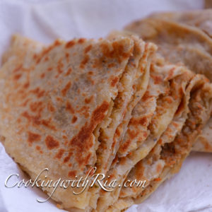 Trinidad Pepper Roti (Peppah Roti)