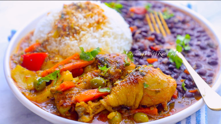 Homemade Sazon Chicken (Pollo Guisado)