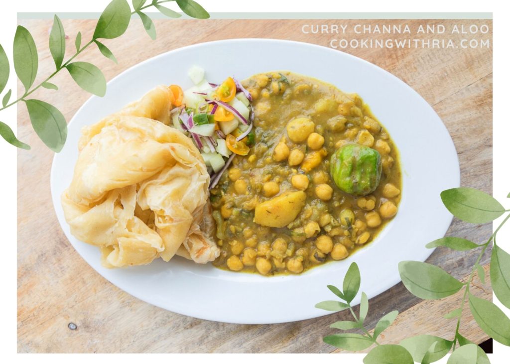 Curried Channa and Aloo (Chickpeas with Potatoes)
