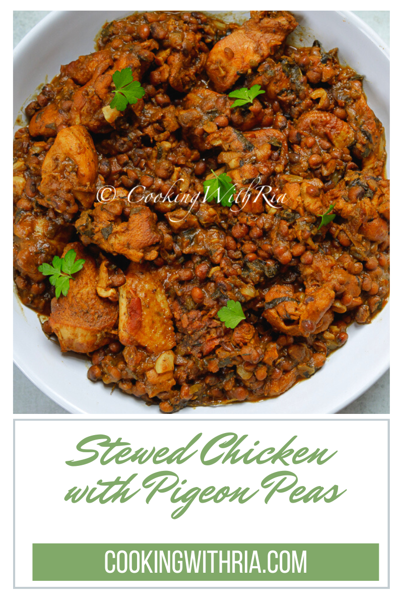 Stewed Chicken with Pigeon Peas