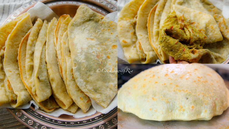 Pigeon Peas Puri | Pigeon Peas Roti | Peas Paratha