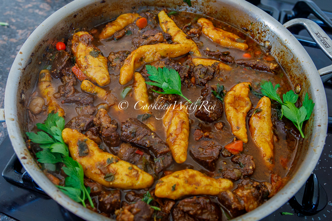 Stewed Beef with Dumplings
