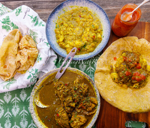 Trinidad Chicken Roti