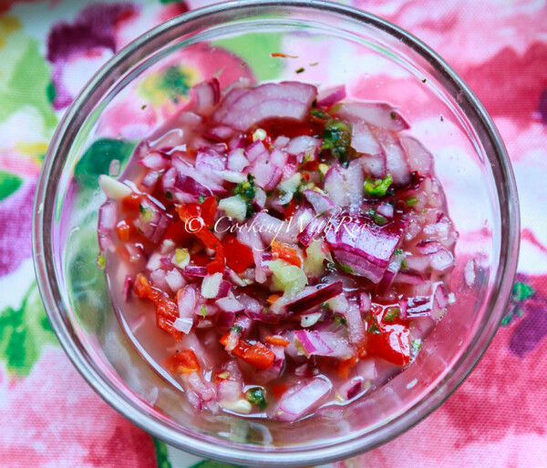 Chip Up – A Simple Spicy Onion Pickle