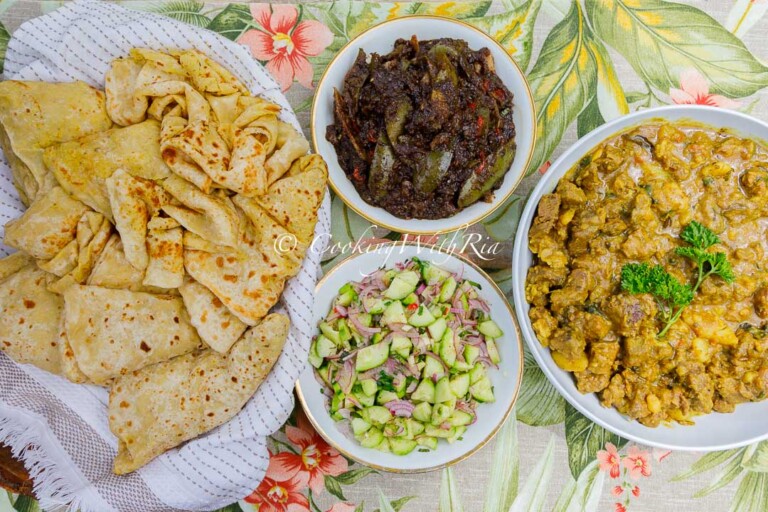 Sunday Lunch Week 28: Outdoor Trinidad Beef Roti with Mango Talkari ...