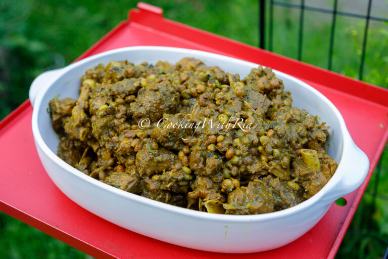 Curry Duck with Pigeon Peas